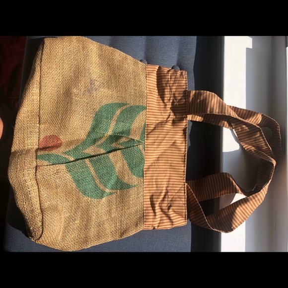 Bags | Handmade Burlap Bag | Poshmark